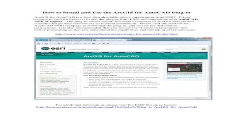 pdf arcgis for autocad dokumen tips