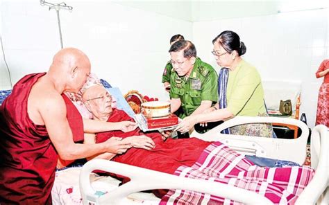 Senior General Min Aung Hlaing His Wife Daw Kyu Kyu Hla View Health Conditions Of Presiding