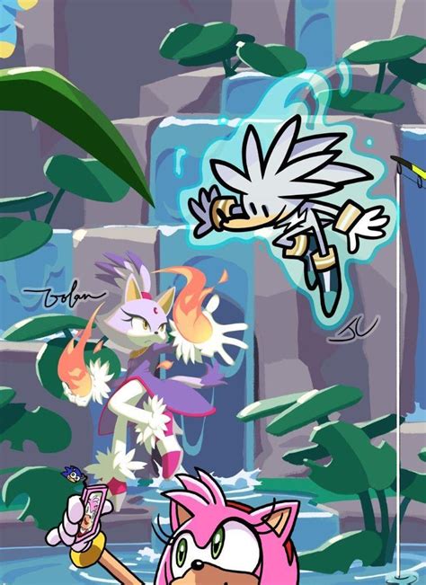 Sonic Fast Friends Forever Final Collaborative Art Piece R