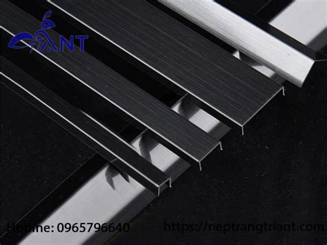 Nẹp inox màu đen Nẹp inox ANT