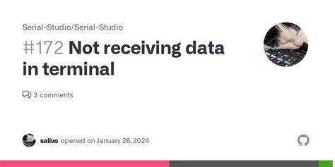 Not Receiving Data In Terminal Issue Serial Studio Serial Studio GitHub