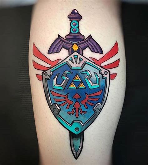 Hylian Shield Tattoo