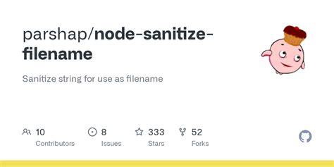 Github Parshapnode Sanitize Filename Sanitize String For Use As