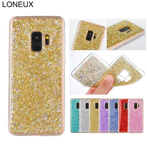 LONEUX Phone Case For Samsung Galaxy S Plus Cute Glitter Bling Flitted Case For Samsung Galaxy