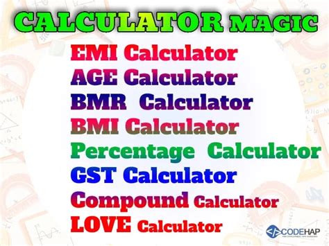 Calculator Magic Emi And Age Calculator Php Script