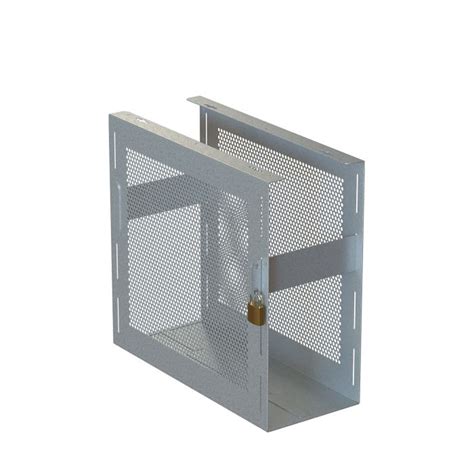 Medium Silver Padlockable Computer Security Cage