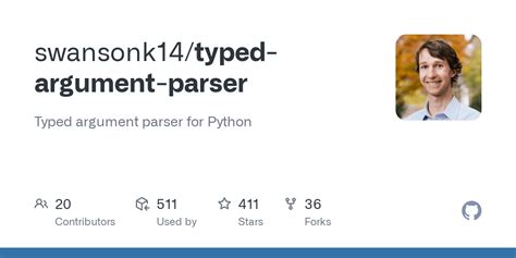 Github Swansonk Typed Argument Parser Typed Argument Parser For Python