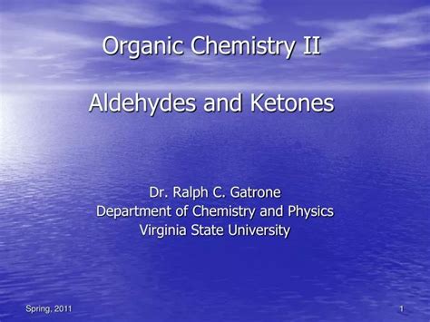 PPT Organic Chemistry II Aldehydes And Ketones PowerPoint Presentation ID 961979