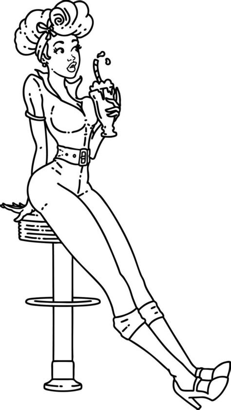 Pin Up Coloring Pages [2025]