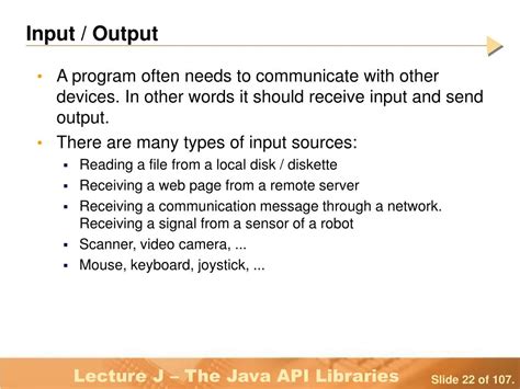 Ppt Lecture J The Java Api Libraries Powerpoint Presentation Free