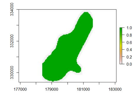 R Filter Raster Using Focal With Threshold Defining Correct