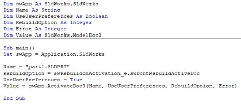 Solidworks Api Fundamentals 3 Understanding The Solidworks Object Model Part 1 Ime Wiki