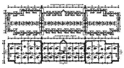 Cad Design Of Foundation Formwork In Detail Autocad 2d Drawing Cad File Dwg File Cadbull