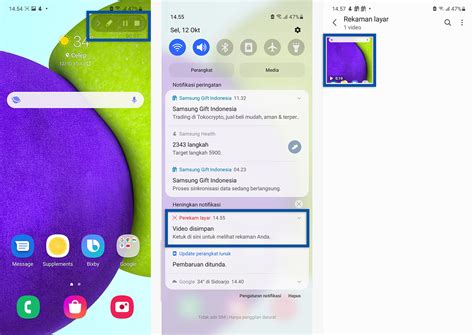 Cara Merekam Layar Hp Samsung Semua Tipe Update