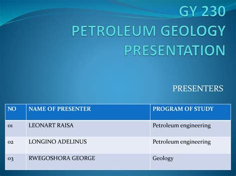 Geology Pptx
