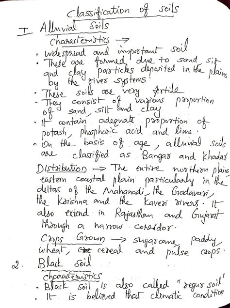 Solution Classifictaion Of Soil Class 10 Notes With Qna Studypool