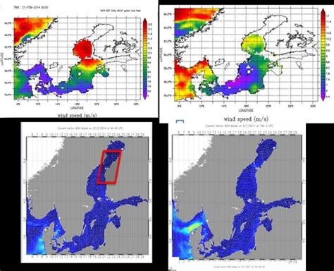 Corresponding Sea Surface Temperature Maps On 21022014 Left And