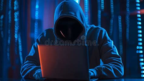Cybersecurity Breach Digital Realm Conceptual Image Dark Environment Close Up View Online Threat