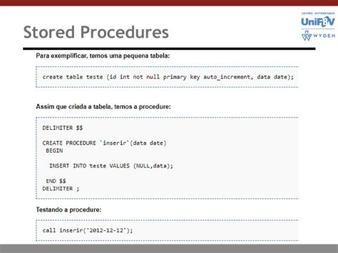 Plsql Triggers Stored Procedures Functions E Subqueries Ppt Carregar