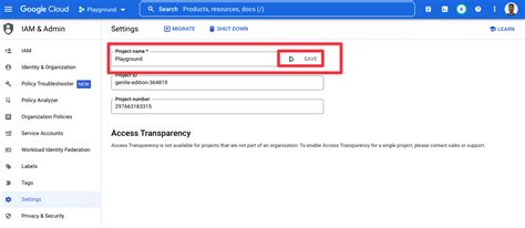 Google Cloud Platform How Do I Rename A Google Cloud Platform Project Stack Overflow