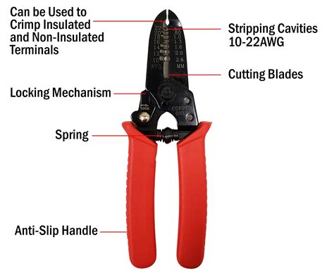 Professional Wire Strippercutter 10awg To 22awg Wire