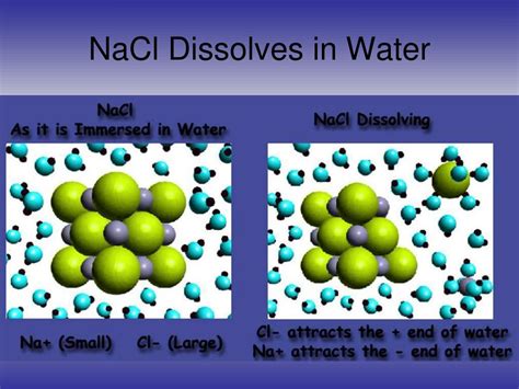 Diagram Of Salt Dissolving In Water