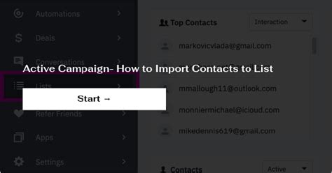 Active Campaign How To Import Contacts To List