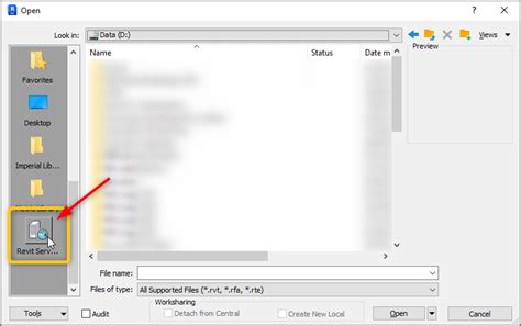 在 Revit 中单击 Revit Server 图标时发生不可恢复的冻结