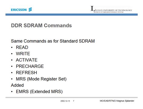 Ddr 学习时间 Part A 1 ：一篇 2002 年的 Ddr 控制器设计硕士论文 Openic Sig