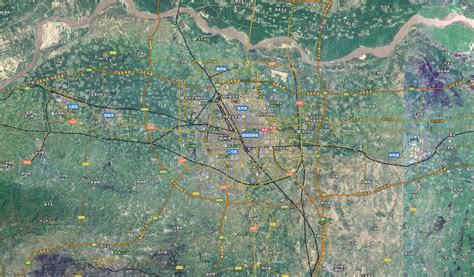 郑州市地图 州市版大图 州市区域划分图 大山谷图库