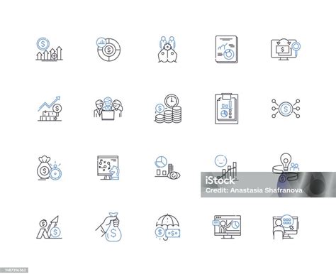 시작 줄 아이콘 컬렉션에 점수를 매깁니다 자금 조달 종자 투자 자본 성장 전략 자금 조달 벡터 및 선형 그림 벤처 확장성 혁신