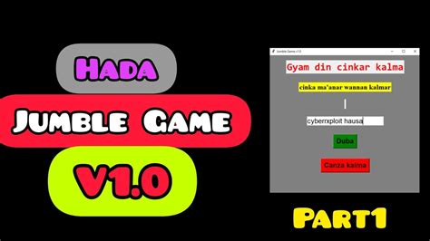 Hada Gyam Din Wasa Kwakwalwa Da Tkinter A Python Koyon Python Part 1 Youtube