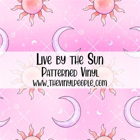 Live By The Sun Patterned Vinyl Thevinylpeople