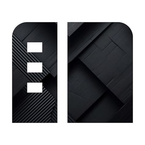 Premium Photo Photo Icons Sidebar Icon Dark Black Square Tech Texture