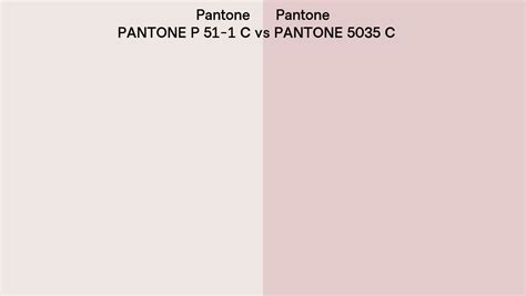 Pantone P 51 1 C Vs Pantone 5035 C Side By Side Comparison