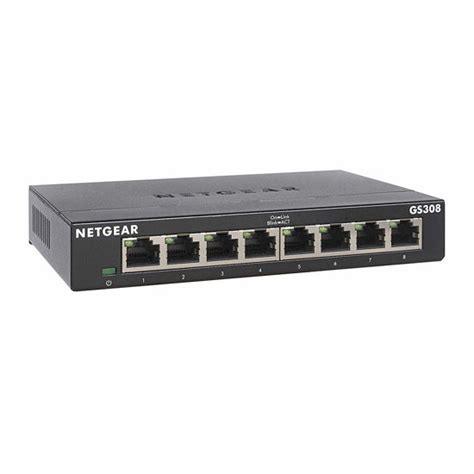 Getuscart Netgear 8 Port Gigabit Ethernet Unmanaged Essentials Switch Gs308 Home Network