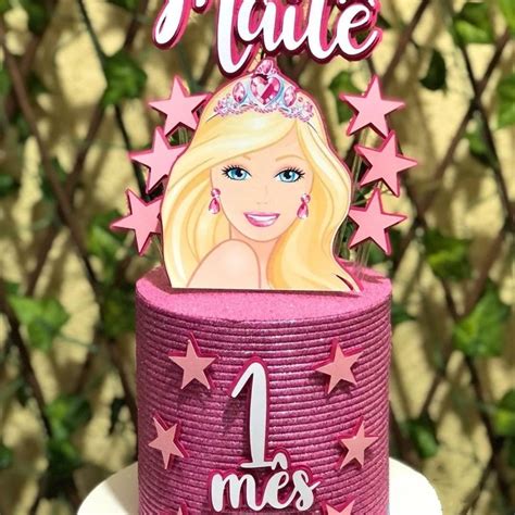 Topo De Bolo Barbie Elo Produtos Especiais