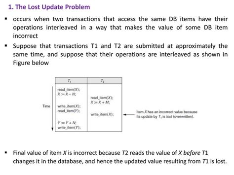 Transactions And Concurrency Control Mechanisms In Database Management System Ppt