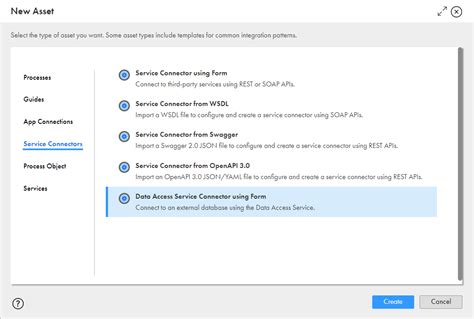 Creating A Data Access Service Connector