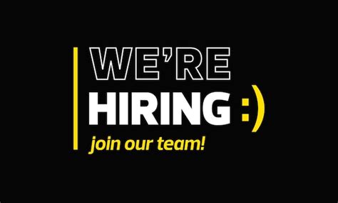 Premium Vector Were Hiring Join Our Team