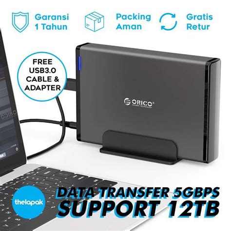 Promo Casing Hardisk External Orico 7688u3 3 5” Sata Usb 3 0 Case Hdd Enclosure Original Diskon