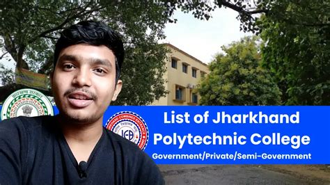 list of all jharkhand polytechnic college govt private semi govt