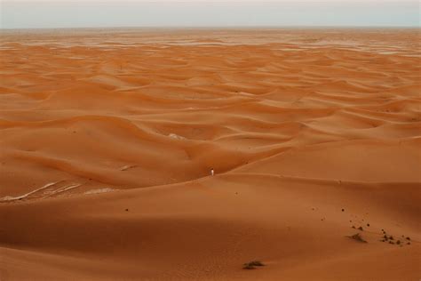 Impresionante Vista Aérea De Las Dunas Del Desierto Del Sahara · Foto