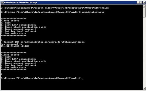 VCenter X X How To Reset Administrator Vsphere Local Account Password