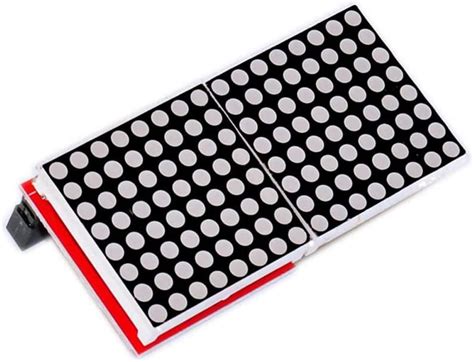Treedix Max7219 Led Dot Matrix Module 8 X 8 Common Cathode Red Led Dot Matrix Display Compatible