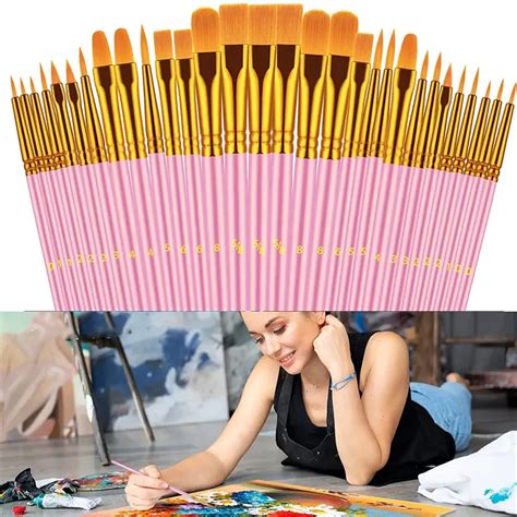 아크릴 수채화 물감 브러쉬 2 팩 10 개 어린이용 미니어처 페인트 브러쉬 부활절 달걀 얼굴 그림 Aliexpress