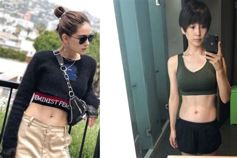 谢楠穿露脐装大秀腹肌，与昆凌比谁更瘦？这马甲线符合谢娜要求吗