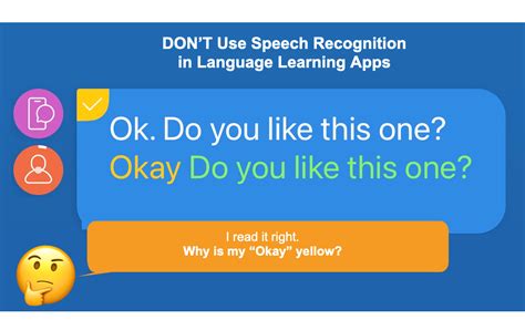 Dont Use Speech Recognition In Language Learning Apps