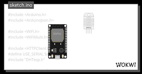 Dht 22 Json Thingspeak Post And Get Wokwi Esp32 Stm32 Arduino