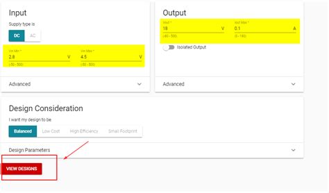 Webench® Tools There Is No Detail Explanation If Webench Cannot
